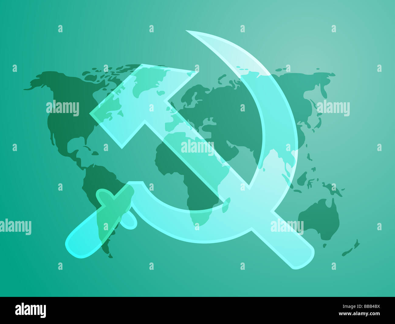 Hammer and sickle badge hi-res stock photography and images - Alamy