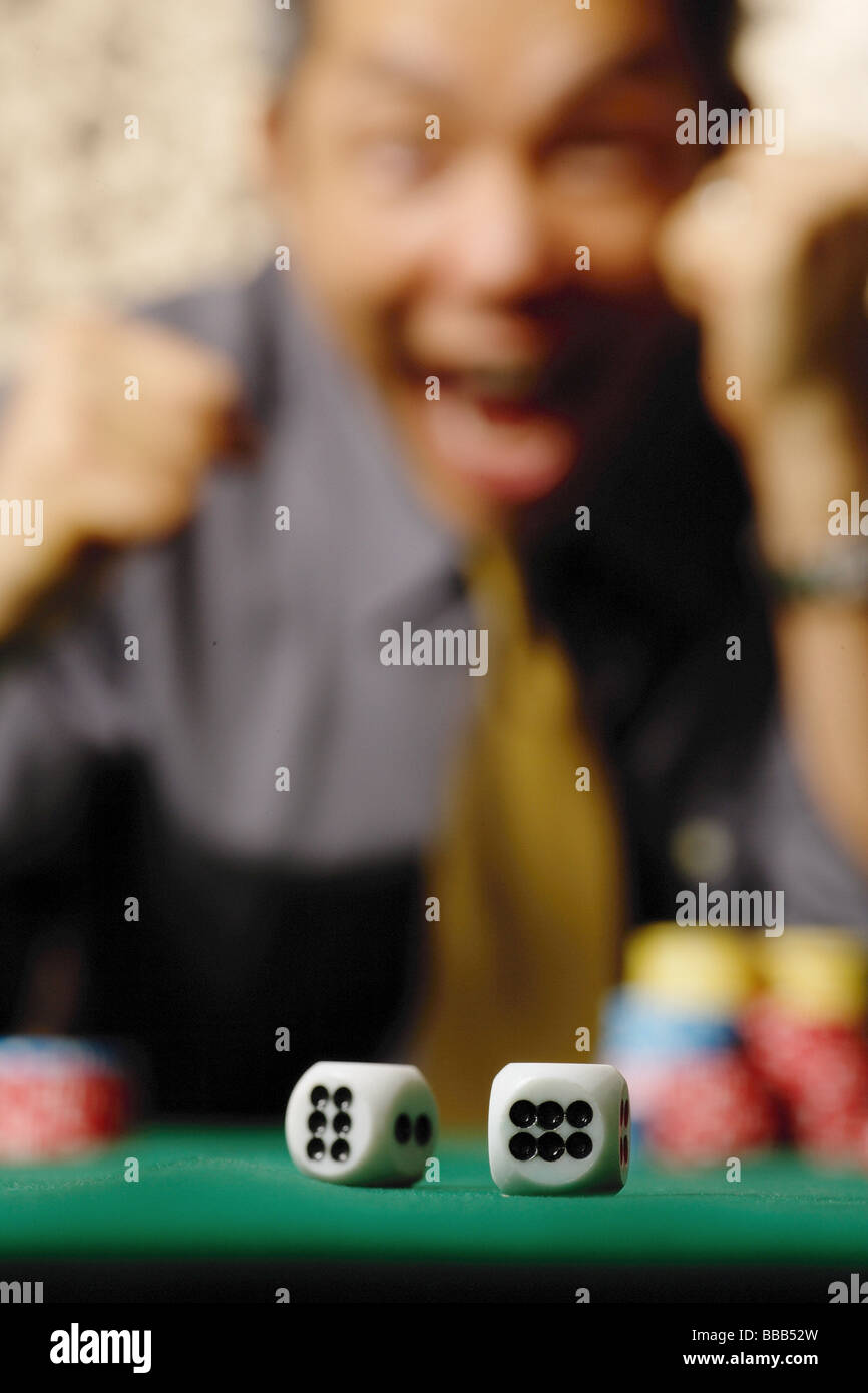 Dice on mouth hi-res stock photography and images - Alamy