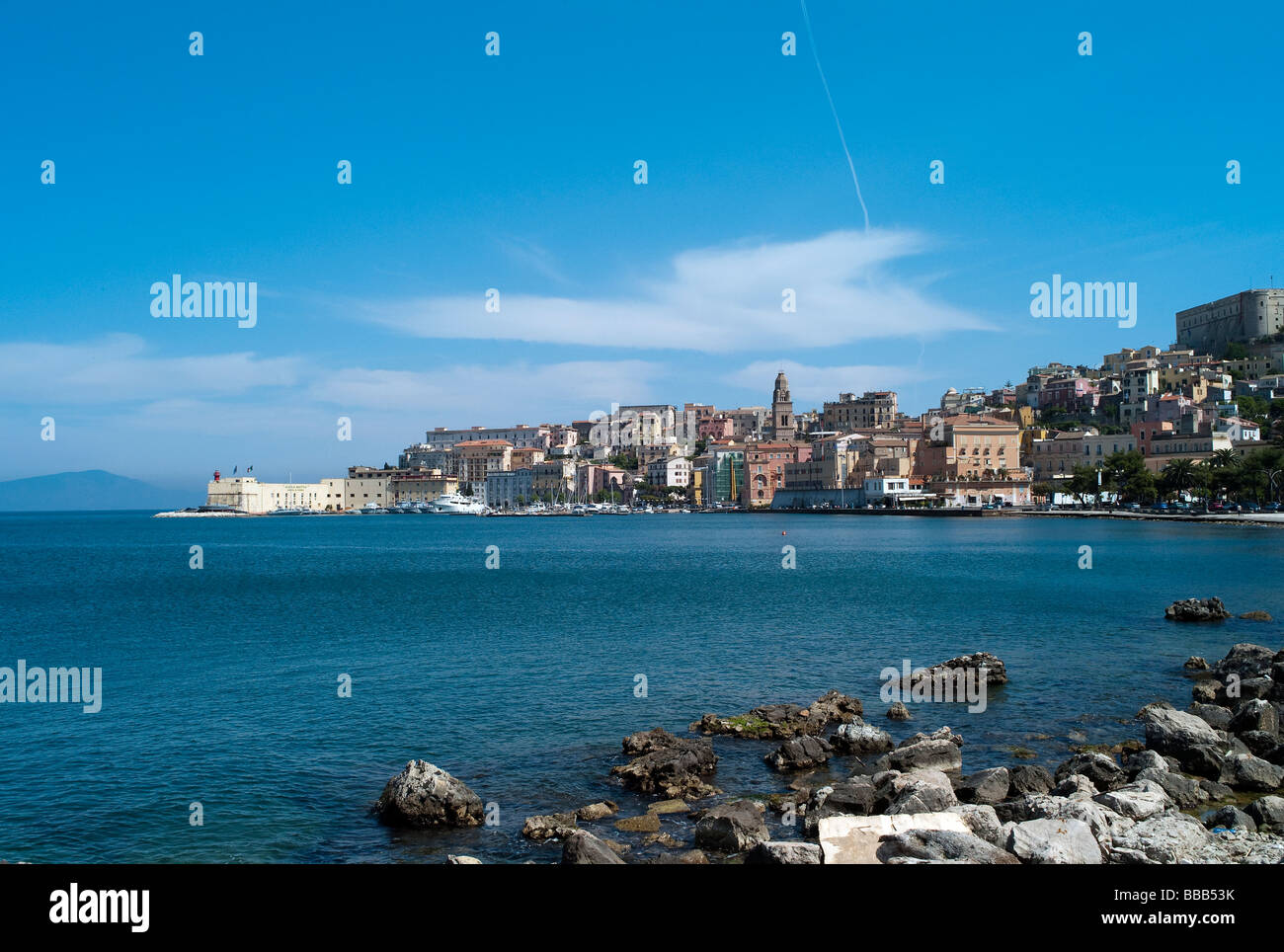 Gaeta Italy Naval School Bay Harbor Stock Photo - Alamy