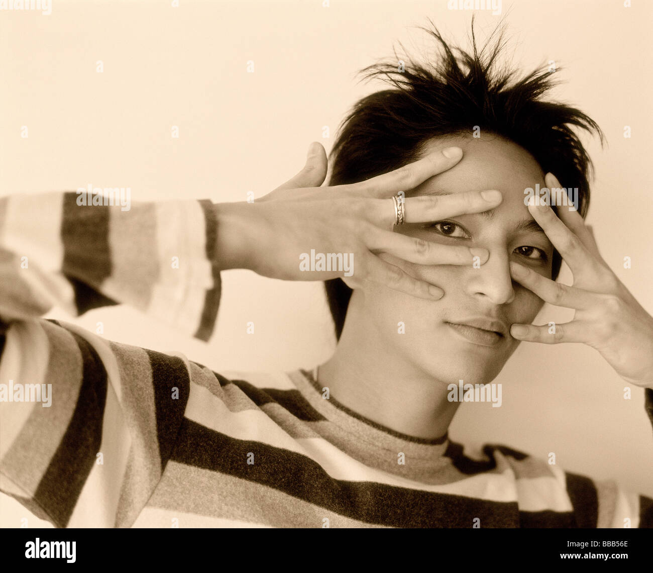 Hands splayed hi-res stock photography and images - Alamy