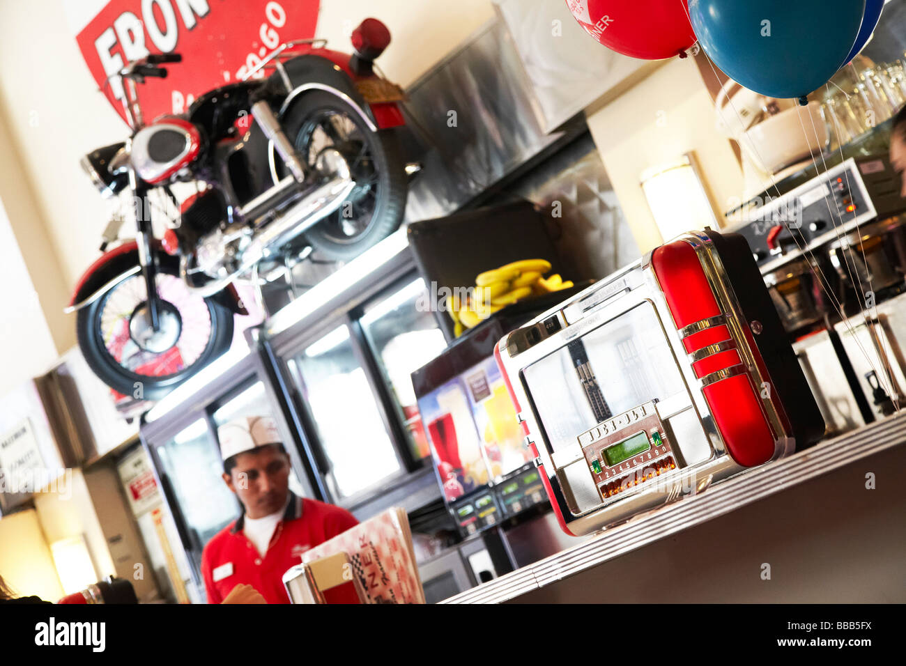 60s american diner hi-res stock photography and images - Alamy