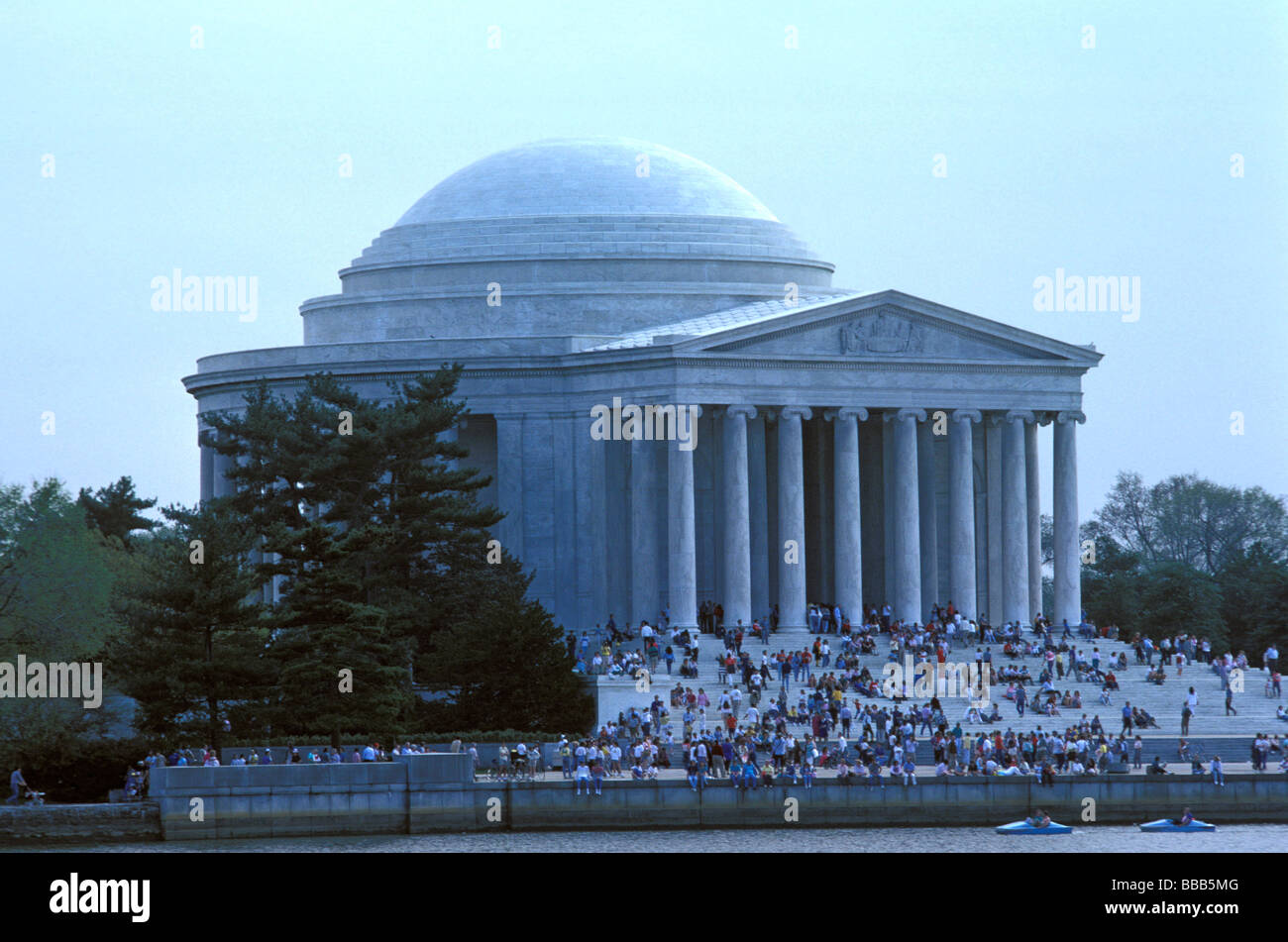 Jefferson memorial portico hi-res stock photography and images - Alamy