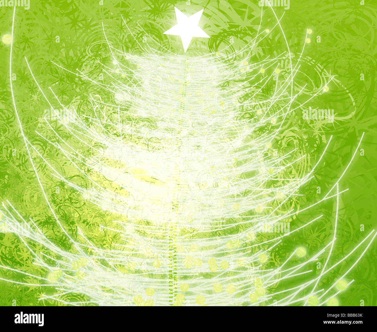 Christmas tree festive holiday abstract wallpaper illustration Stock ...