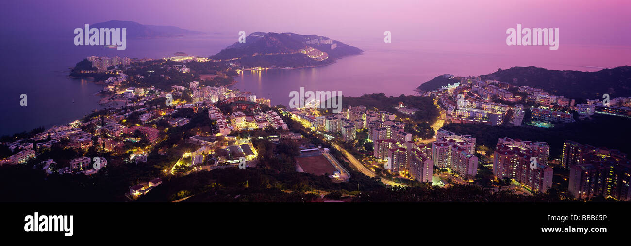 Stanley Peninsula at dust, Hong Kong Stock Photo - Alamy