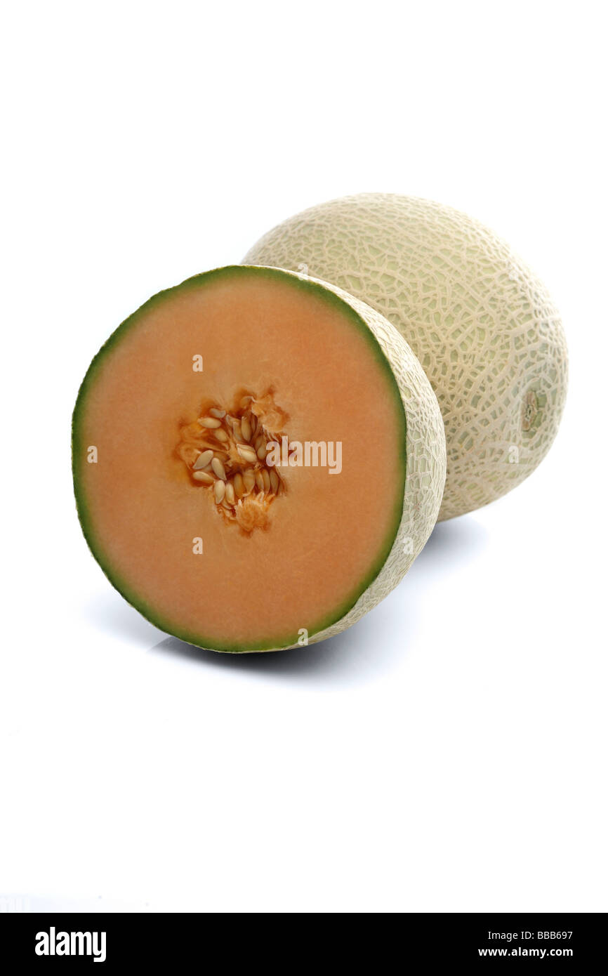 Melon cut through hi-res stock photography and images - Alamy