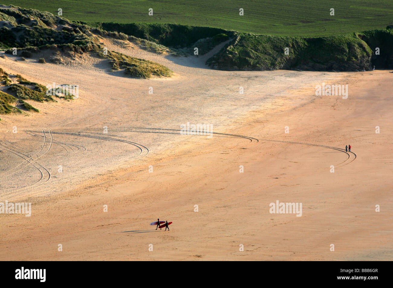 Crantock beach cornwall hi-res stock photography and images - Alamy