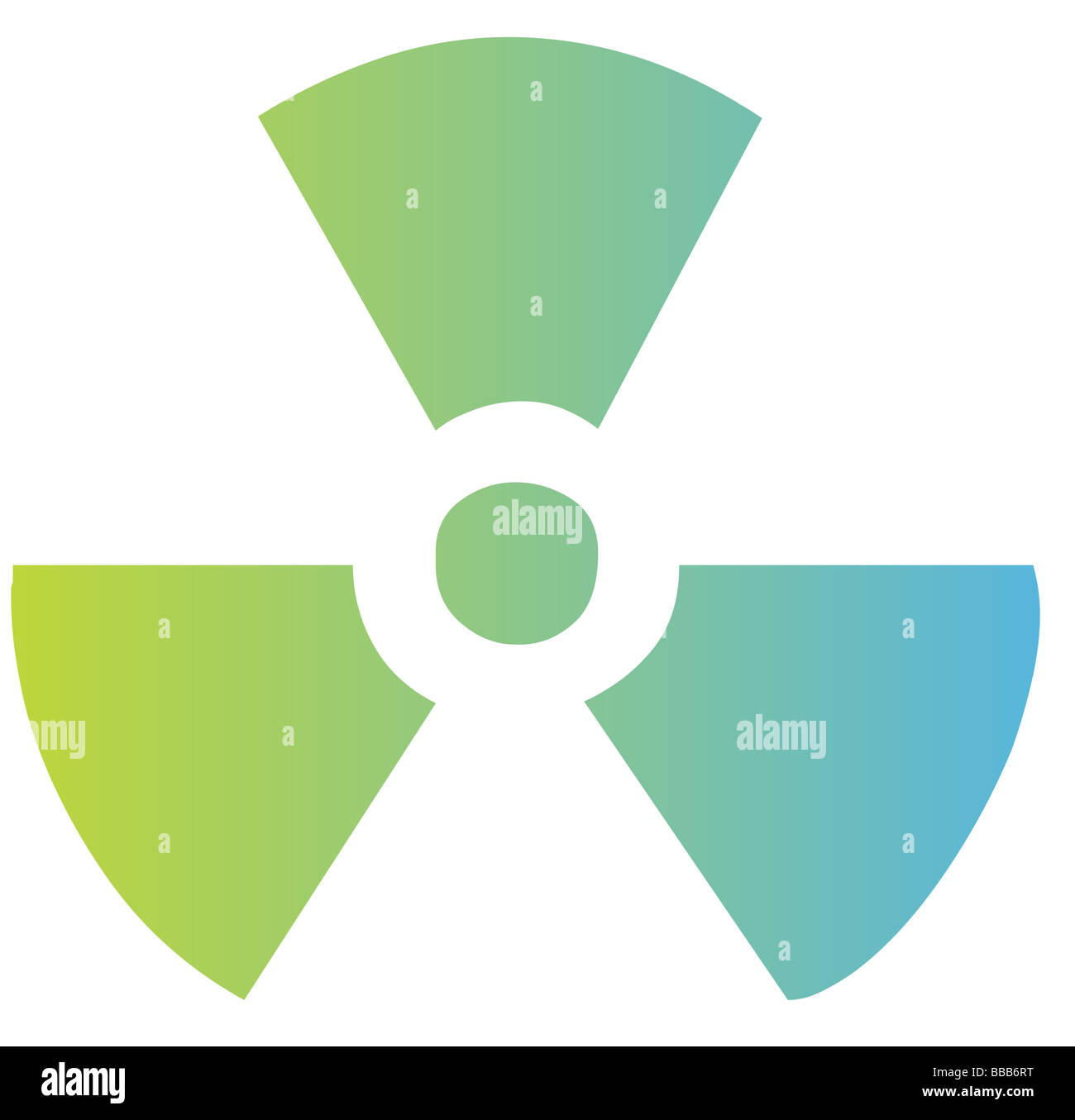 Illustration of radiation hazard warning alert symbol Stock Photo - Alamy