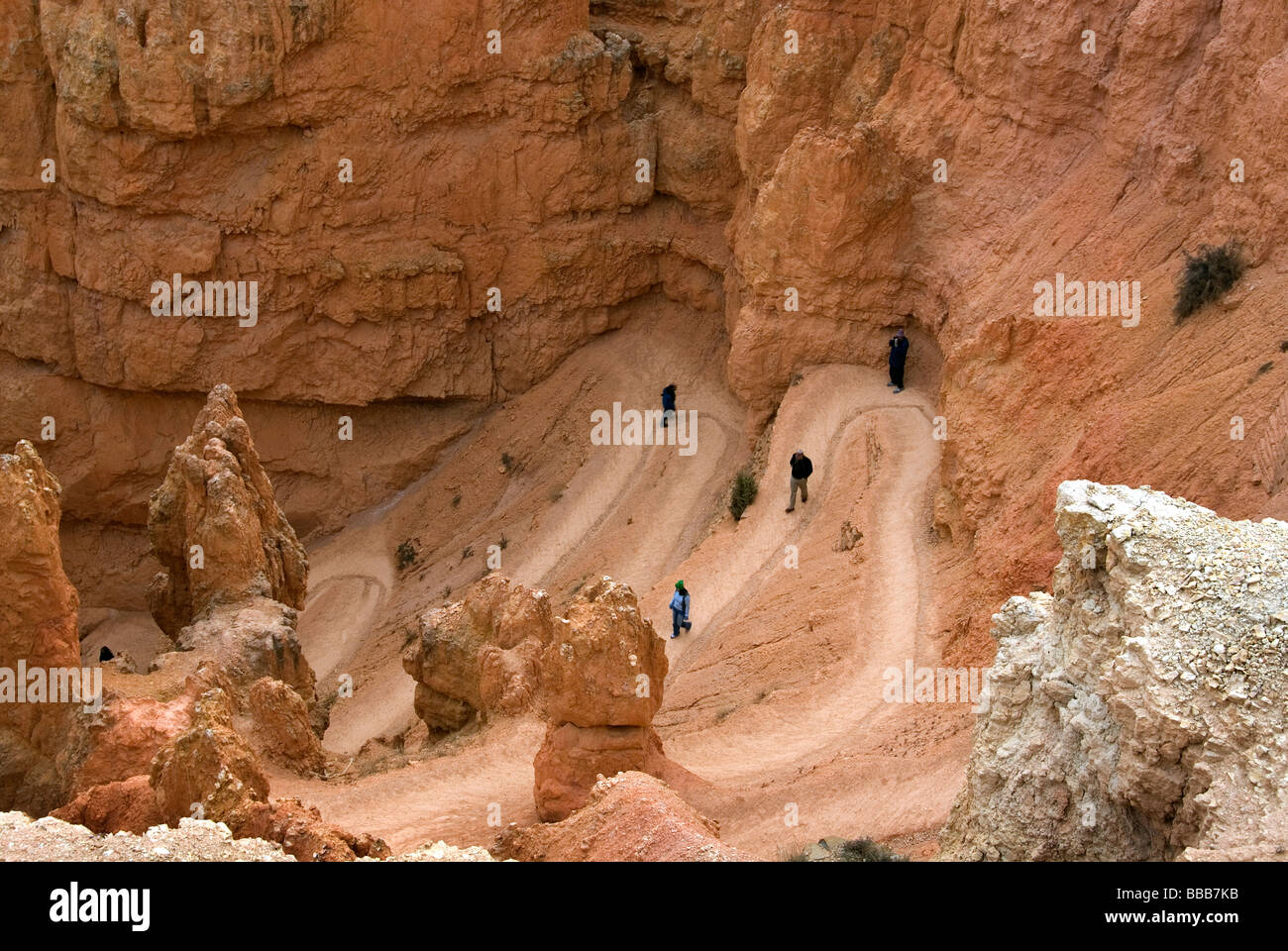 Hiking navajo loop trail hi-res stock photography and images - Alamy