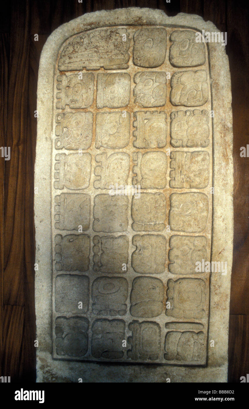 Mayan Stela 36 from Piedras Negras, National Museum of Anthropology ...