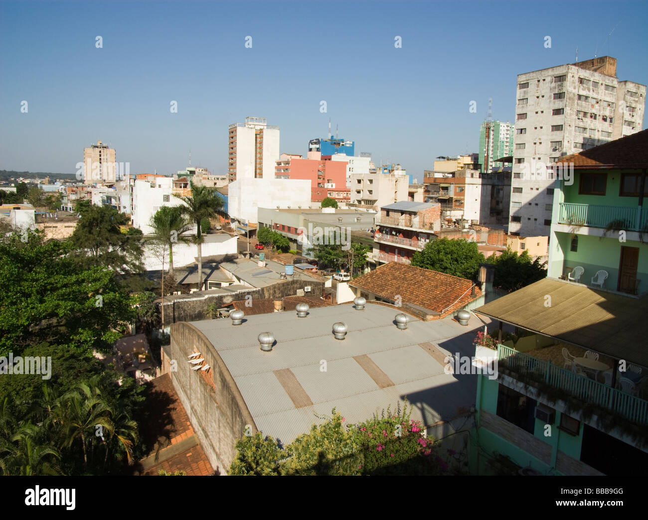 Paraguay.Department Alto Paraná.Ciudad del Este.City center Stock Photo ...