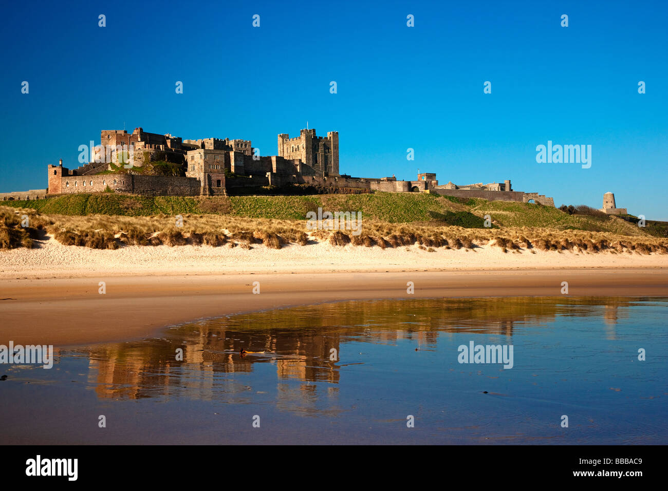 Bamburgh Castle Northumberland Coast, England Stock Photo - Alamy