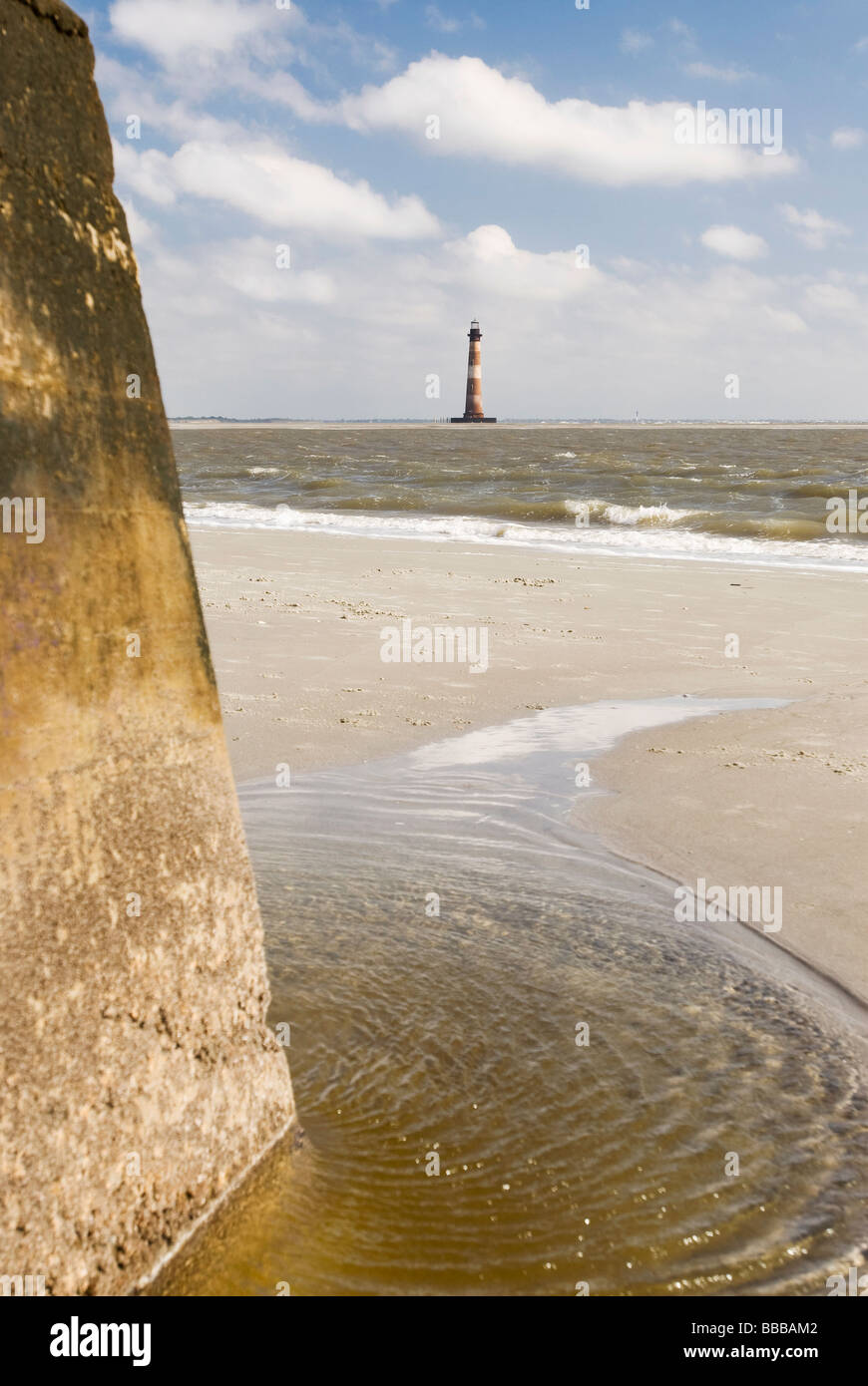 Morris Island Lighthouse Stock Photo - Alamy