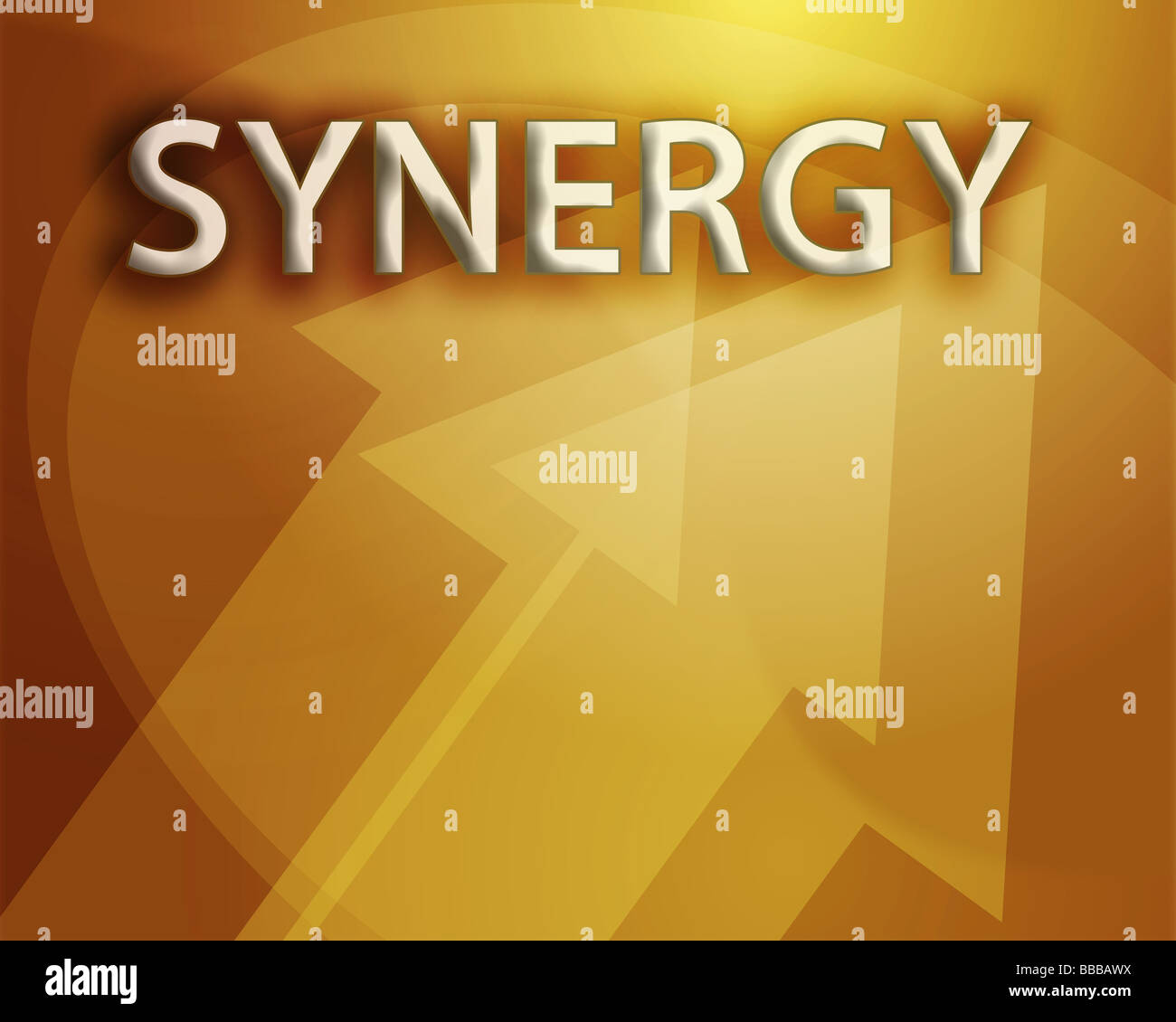 Synergy illustration abstract management success concept clipart Stock ...