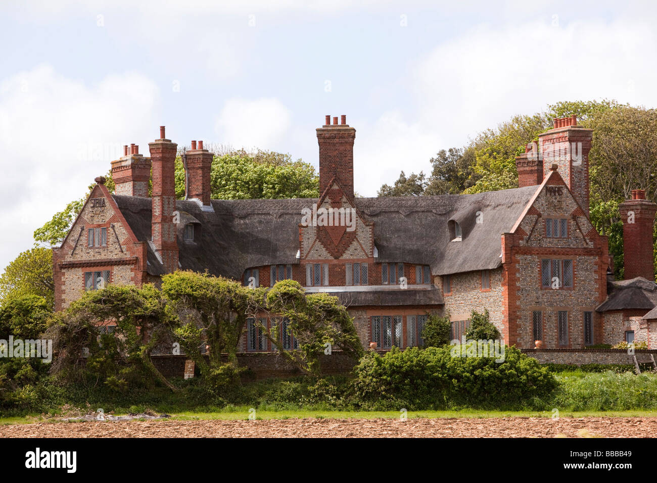 UK England Norfolk Happisburgh Manor important British Arts and Crafts ...