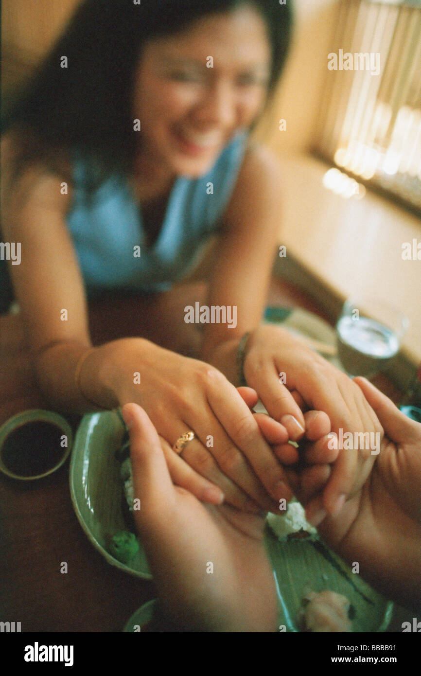 Across table hi-res stock photography and images - Alamy