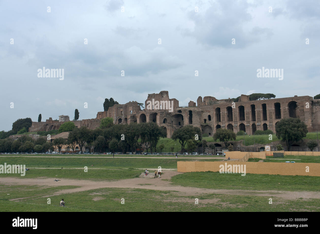 Rome, Italy. Circus Maximus and Palatine Hill Stock Photo - Alamy