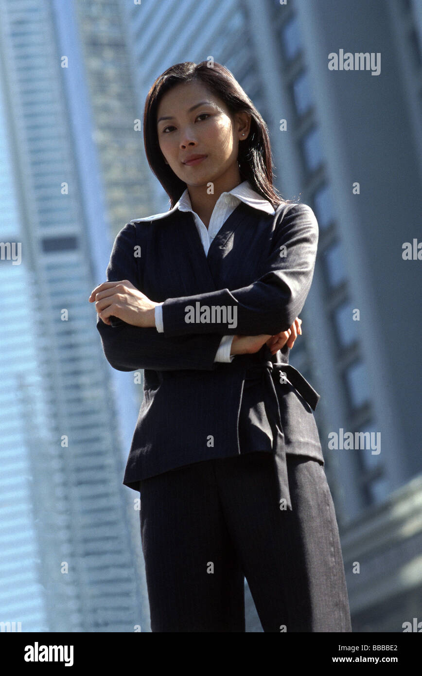 Female executive standing, portrait Stock Photo - Alamy