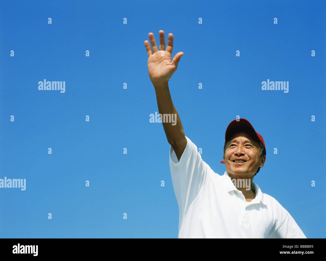 Black man men waving hi-res stock photography and images - Alamy