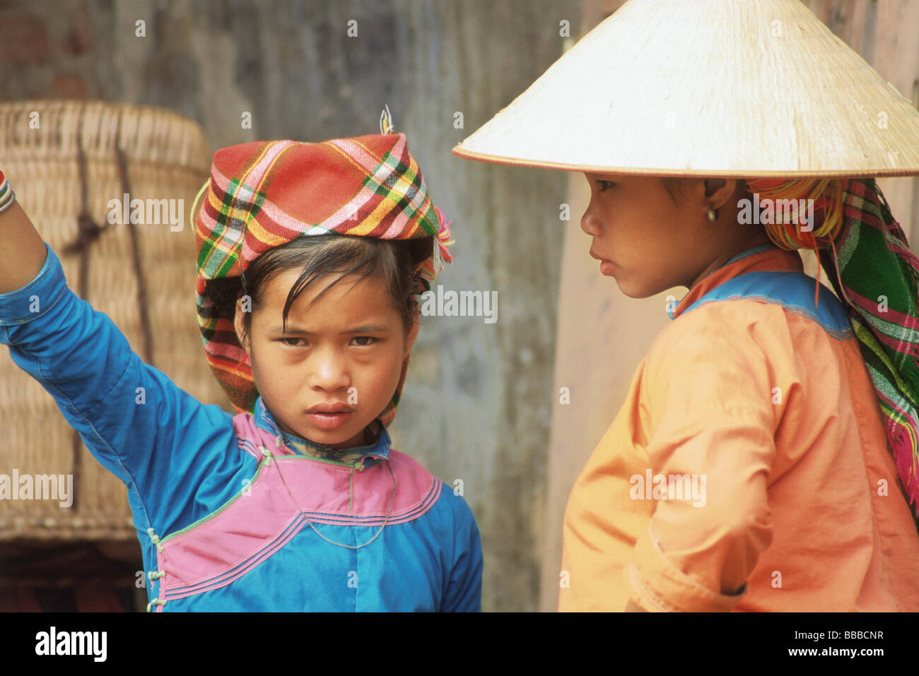 Vietnam, North Bac Ha tribal girls Stock Photo - Alamy