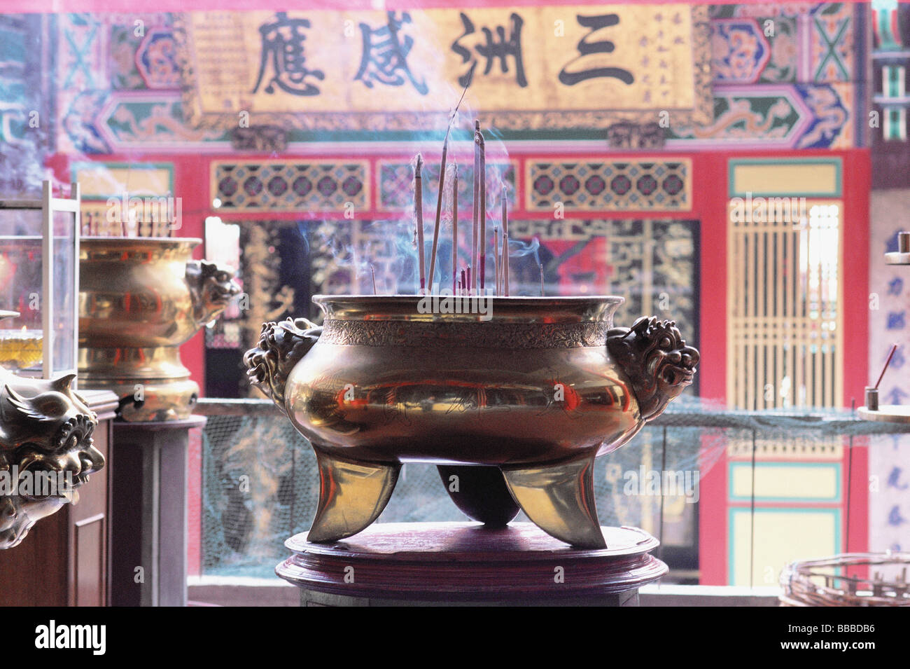 Malaysia, Penang, temple urn Stock Photo - Alamy