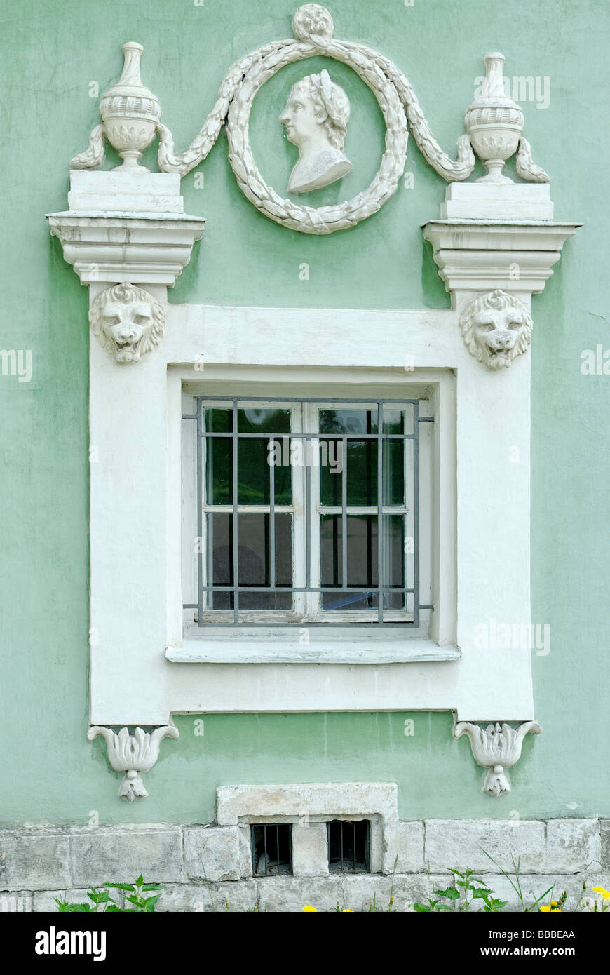 Window of old 18 th century house Stock Photo - Alamy