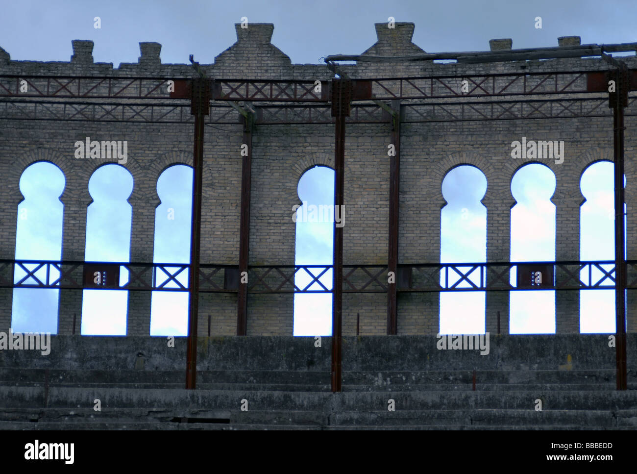ruins of an old bullfight arena Stock Photo - Alamy