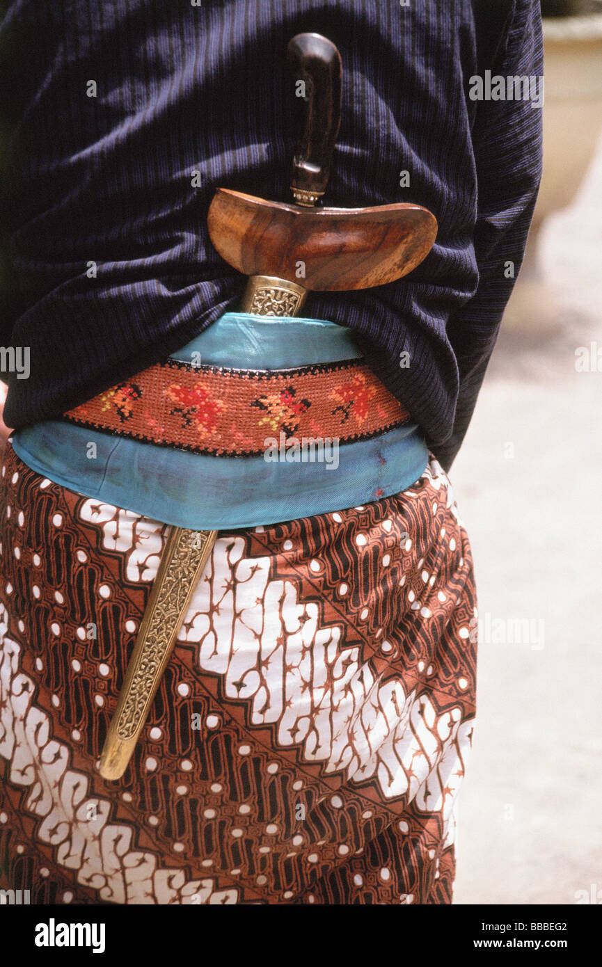 Traditional dress with kris knife hi-res stock photography and images ...