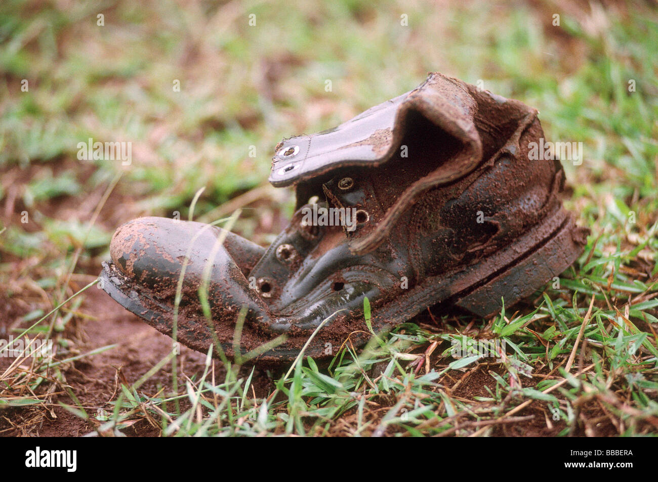 Combat boot with bullet hole hi-res stock photography and images - Alamy