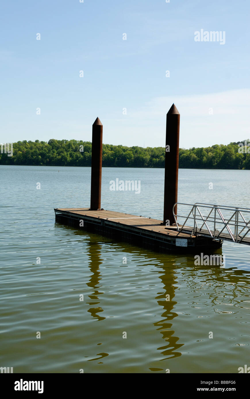 boat dock on dillon stae park reservoir Stock Photo - Alamy