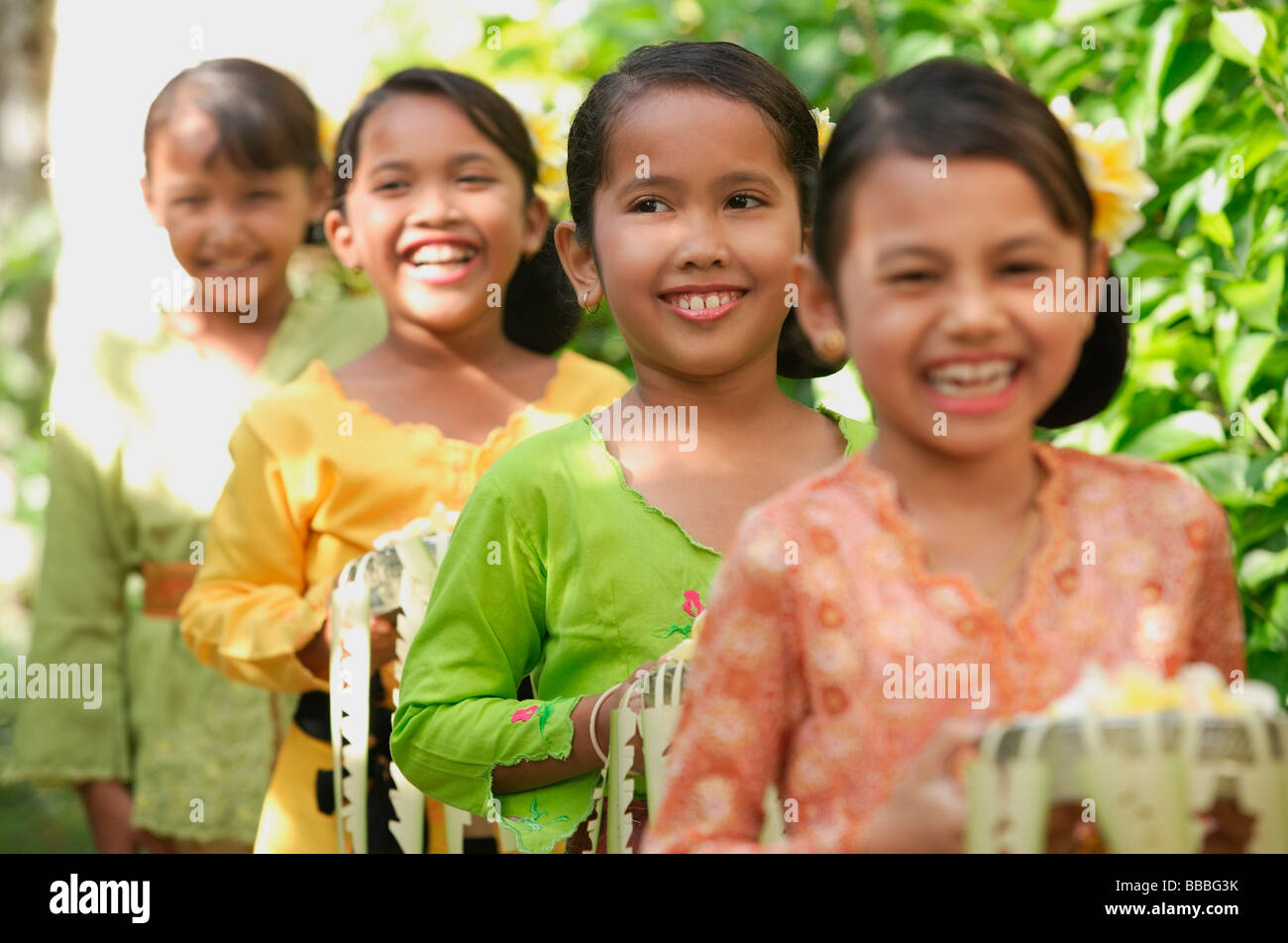 Balinese children laughing Stock Photo - Alamy