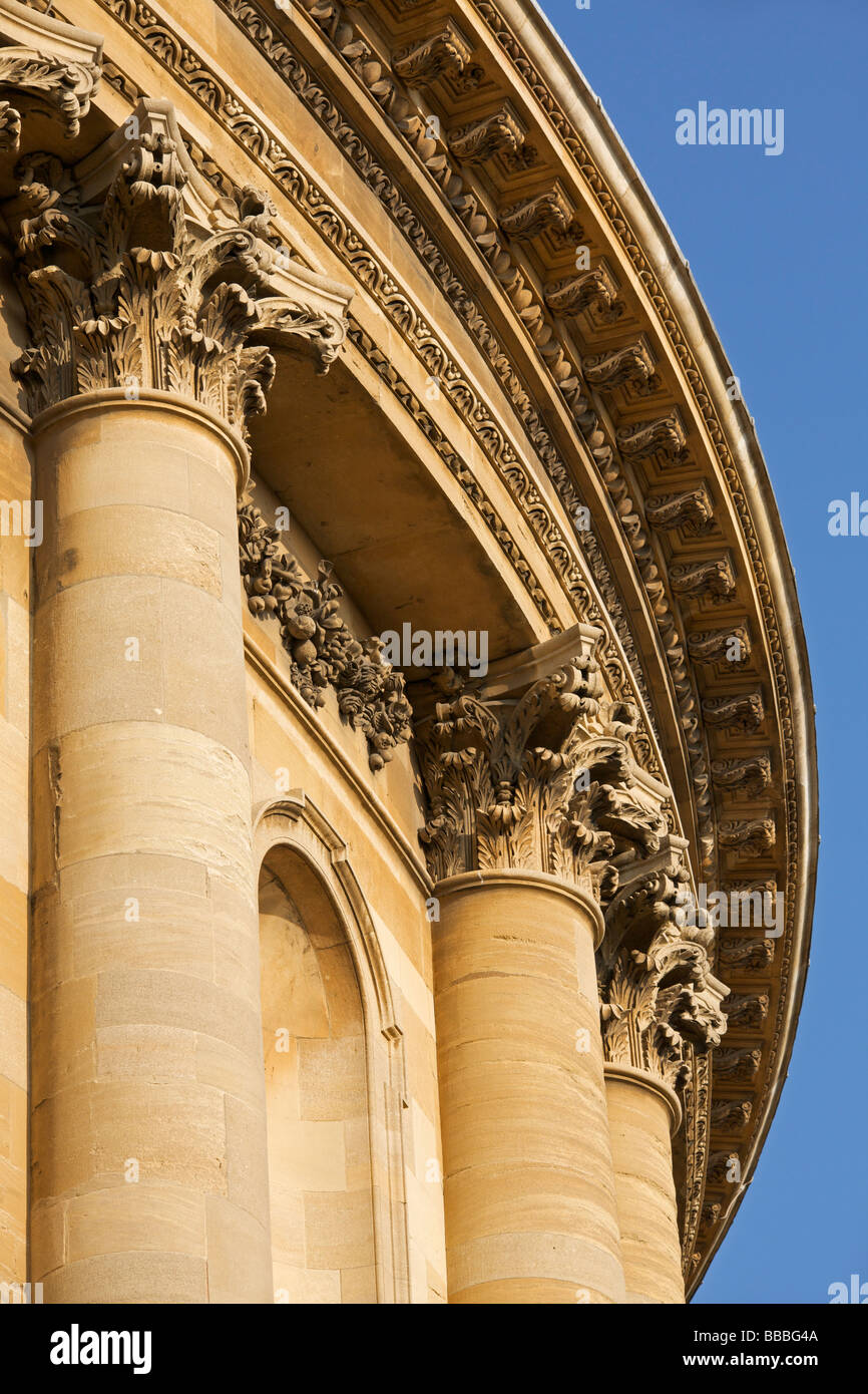 Close up view of Corinthian columns at Radcliffe Camera, Oxford, United ...