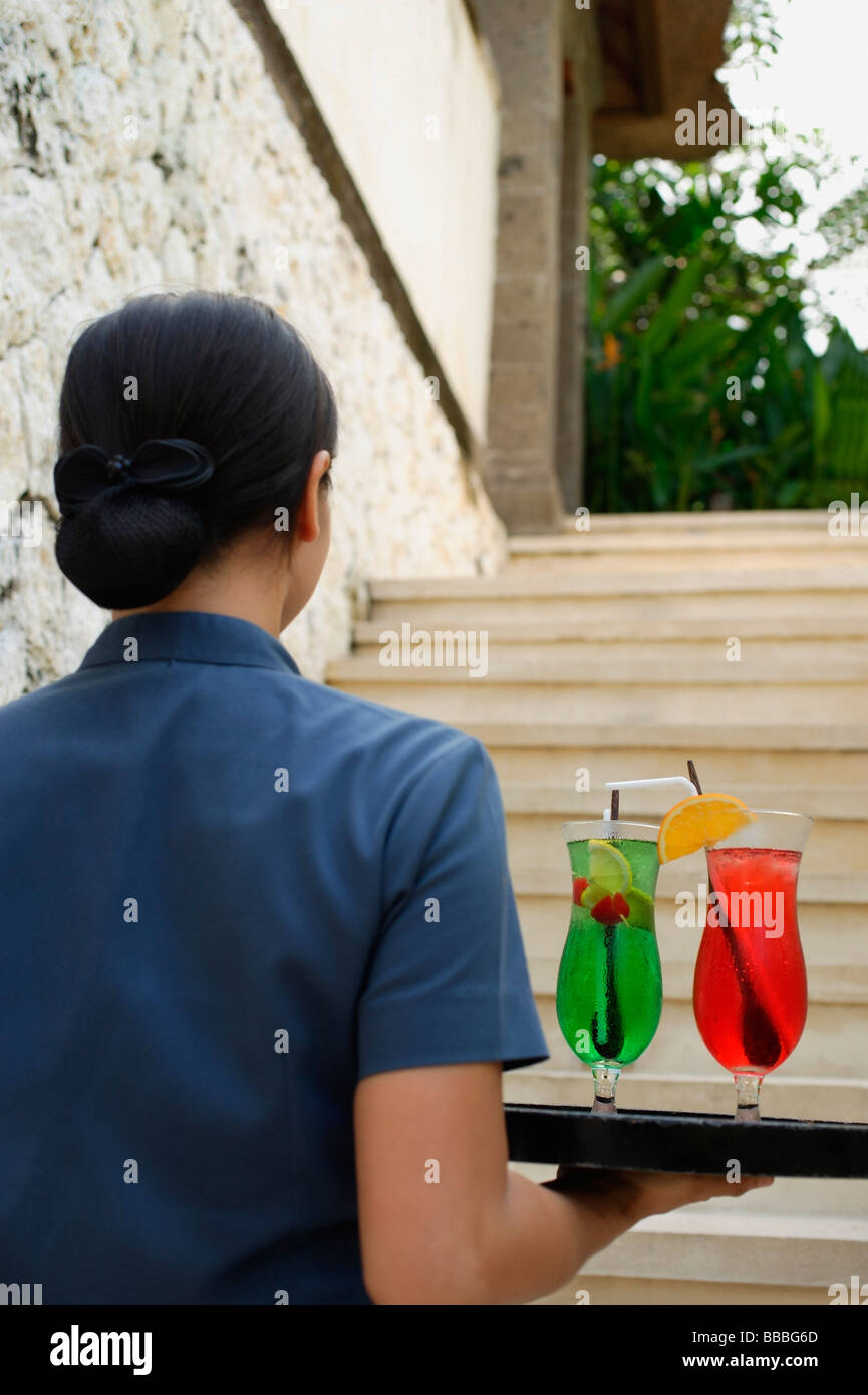 Asian indonesian waitress hi-res stock photography and images - Alamy