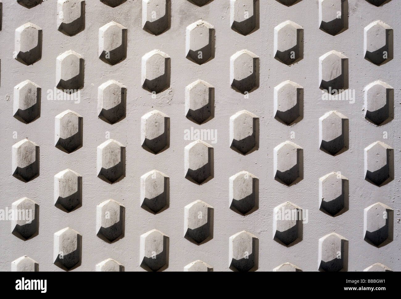 Molded concrete wall pattern texture light shadow architecture design ...