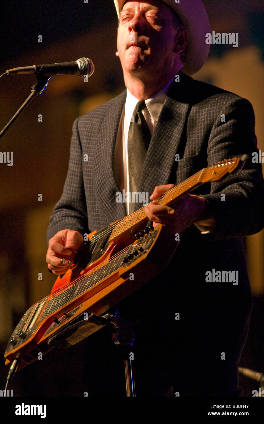 Junior Brown, a popular country music musician, is a guit steel guitar ...