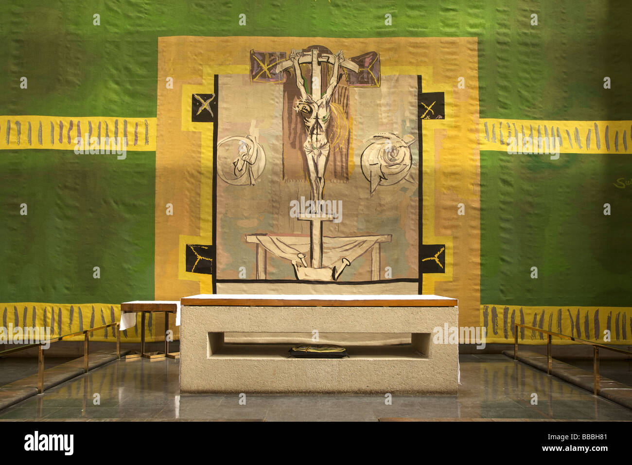 Graham sutherland tapestry coventry cathedral hi-res stock photography ...