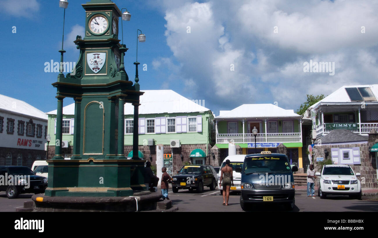 Berkeley Memorial clock tower drinking fountain The Circus Basseterre ...
