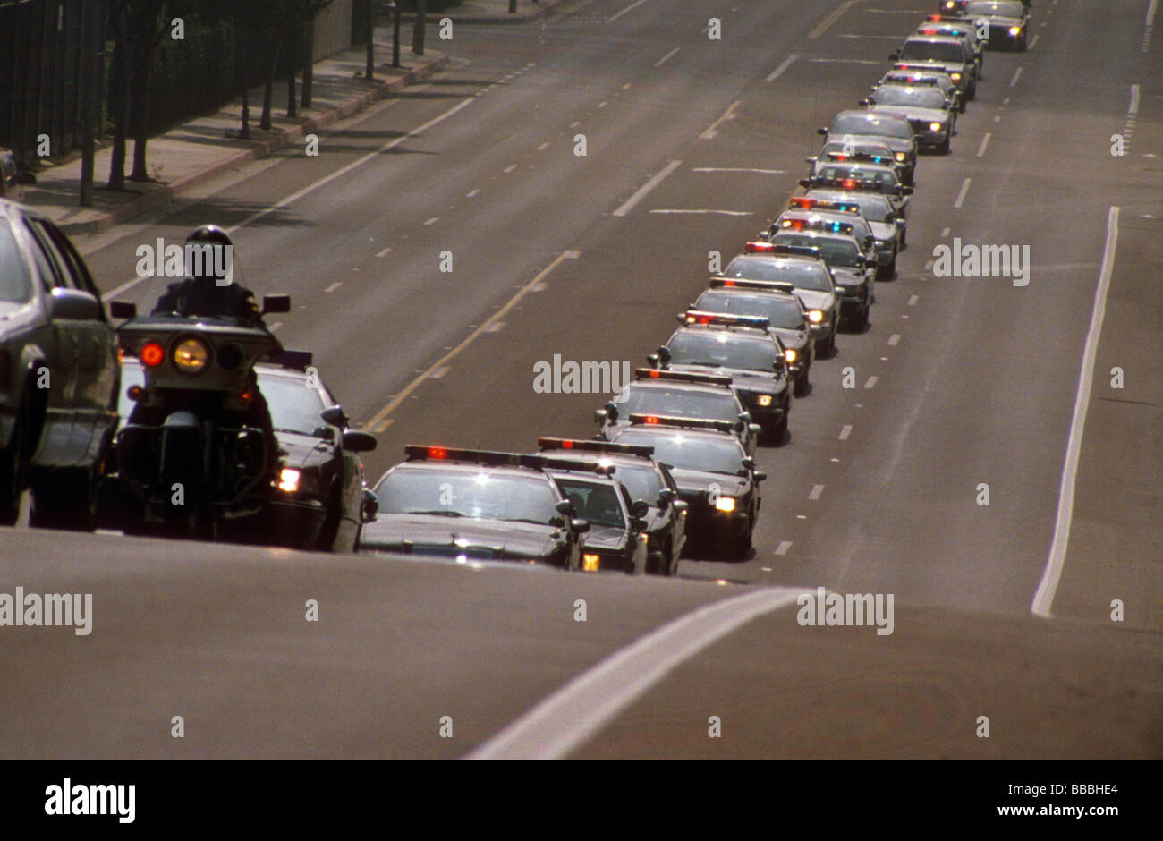 Police funeral procession car motorcycle parade honor tribute law ...