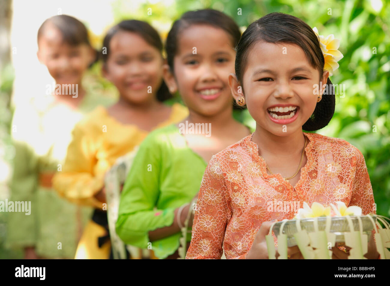 Balinese children laughing Stock Photo - Alamy