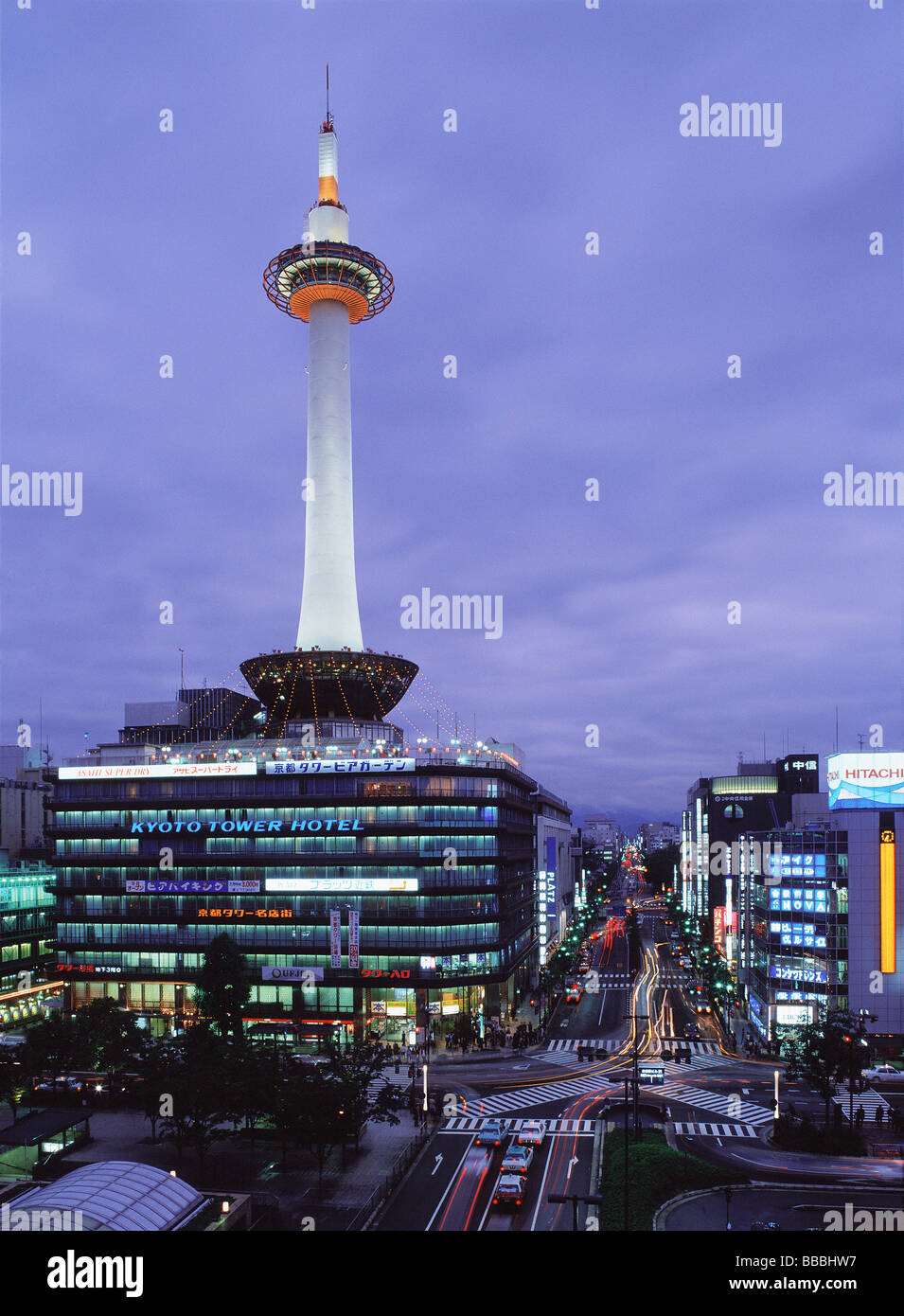 Kyoto tower architecture hi-res stock photography and images - Alamy