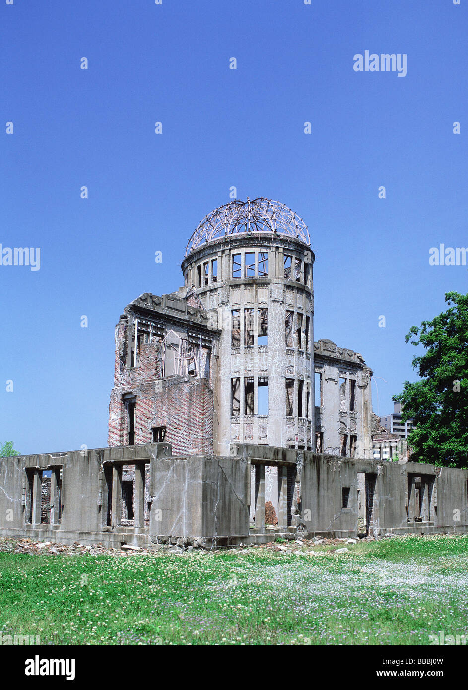 Japan, Hiroshima, Peace Memorial Park, Genbaku (Atom-Bomb dome) a UNESCO World Heritage site ...