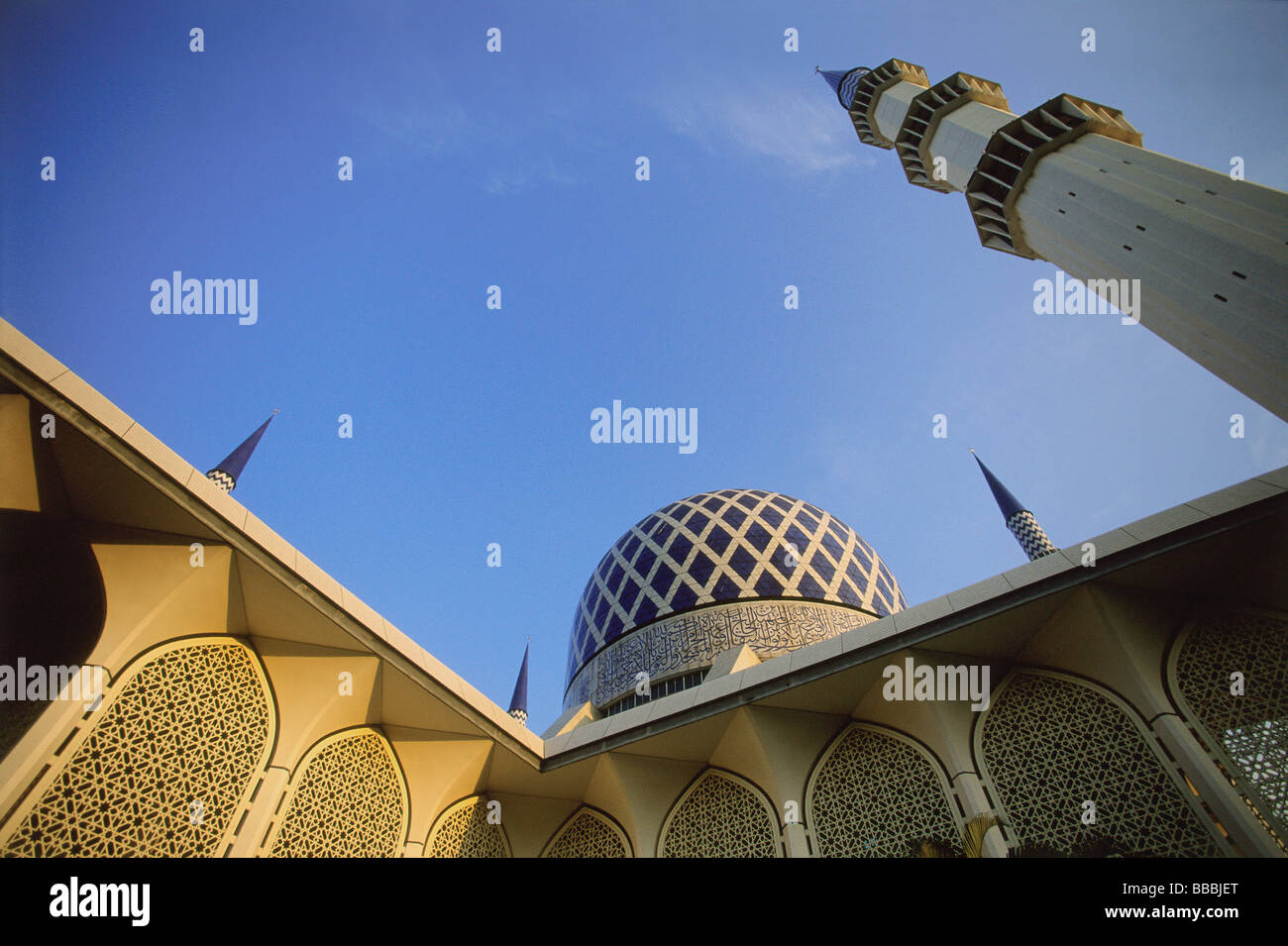 Malaysia, Selangor, Shah Alam, Sultan Salahuddin Abdul Aziz Shah Mosque ...