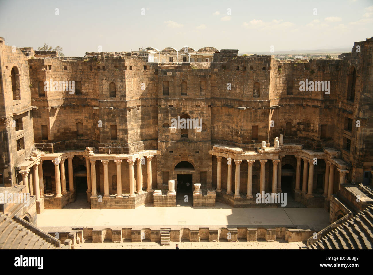 Roman amphitheatre Bosra Syria Stock Photo - Alamy