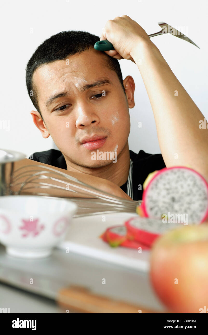 Cut head man hi-res stock photography and images - Alamy
