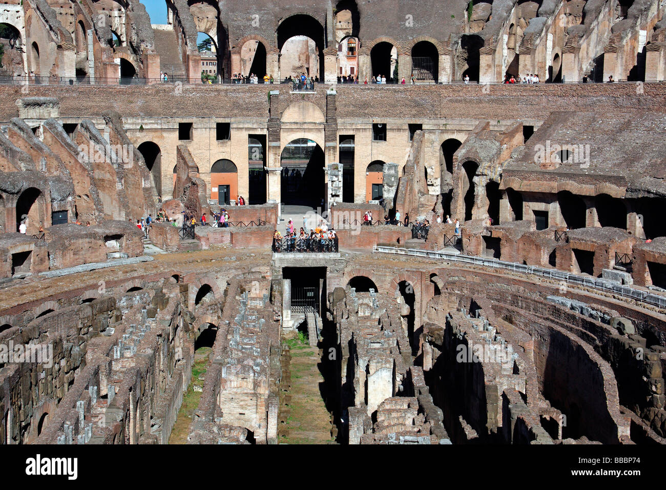 Inside the colosseum rome hi-res stock photography and images - Alamy