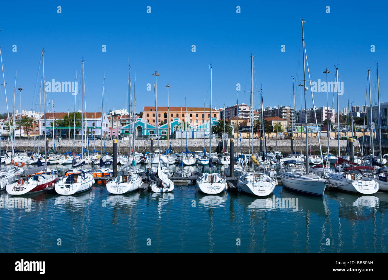 Lisbon the Belem harbour Stock Photo - Alamy