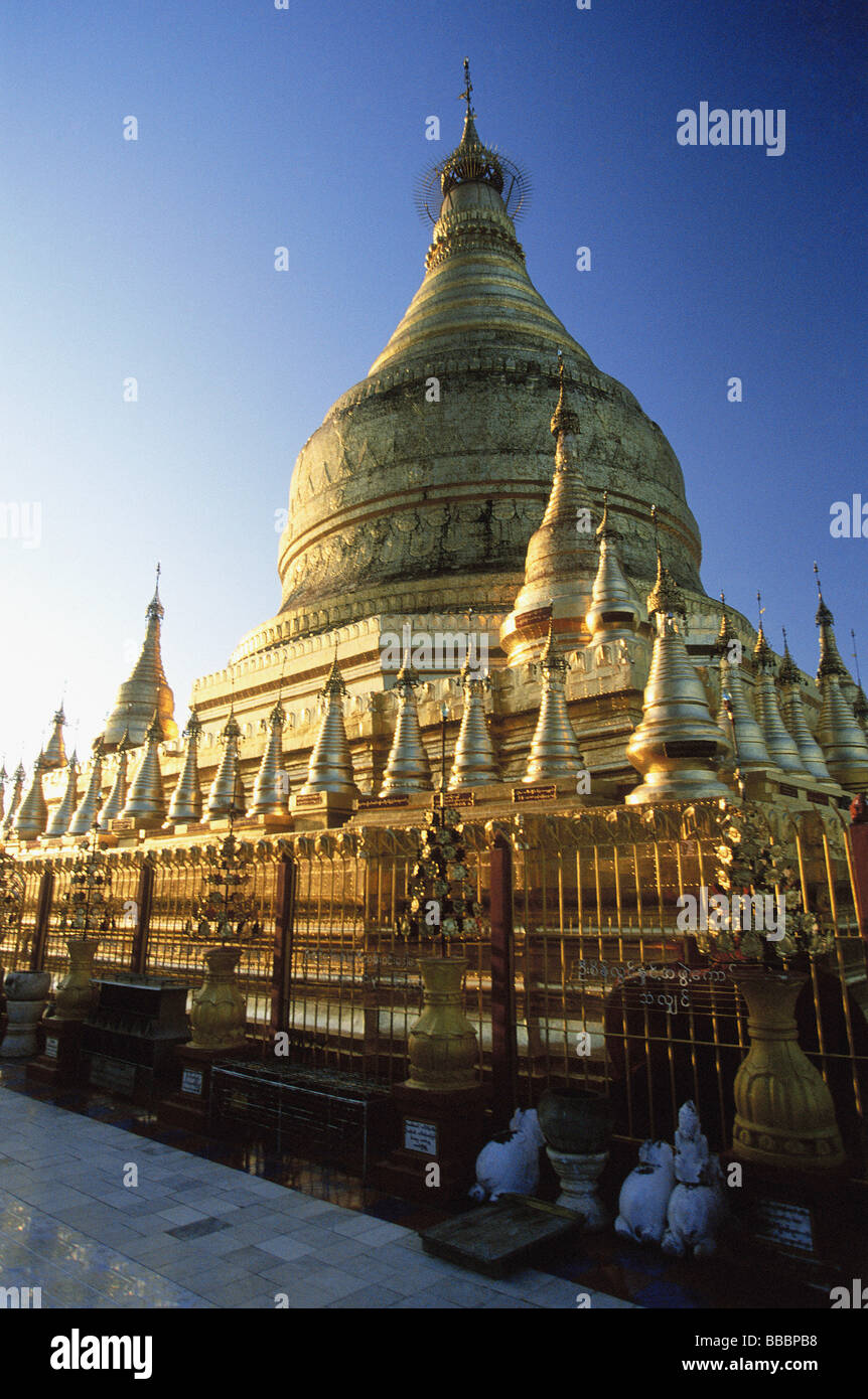 Myanmar (Burma), Bagan, Temple at dawn Stock Photo - Alamy