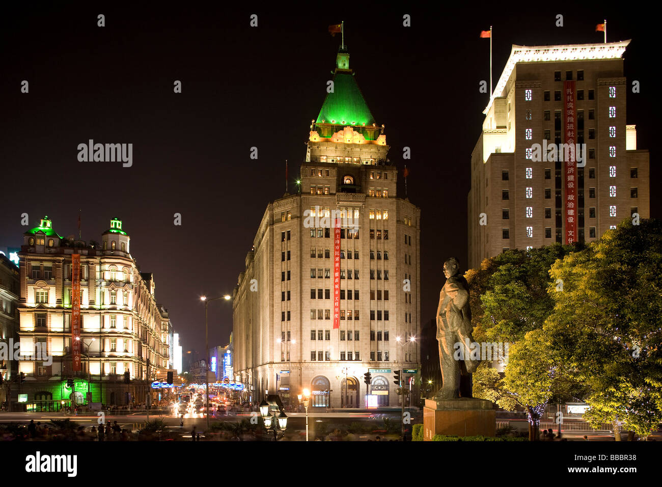 Historical buildings, The Bund, Shanghai, China Stock Photo - Alamy