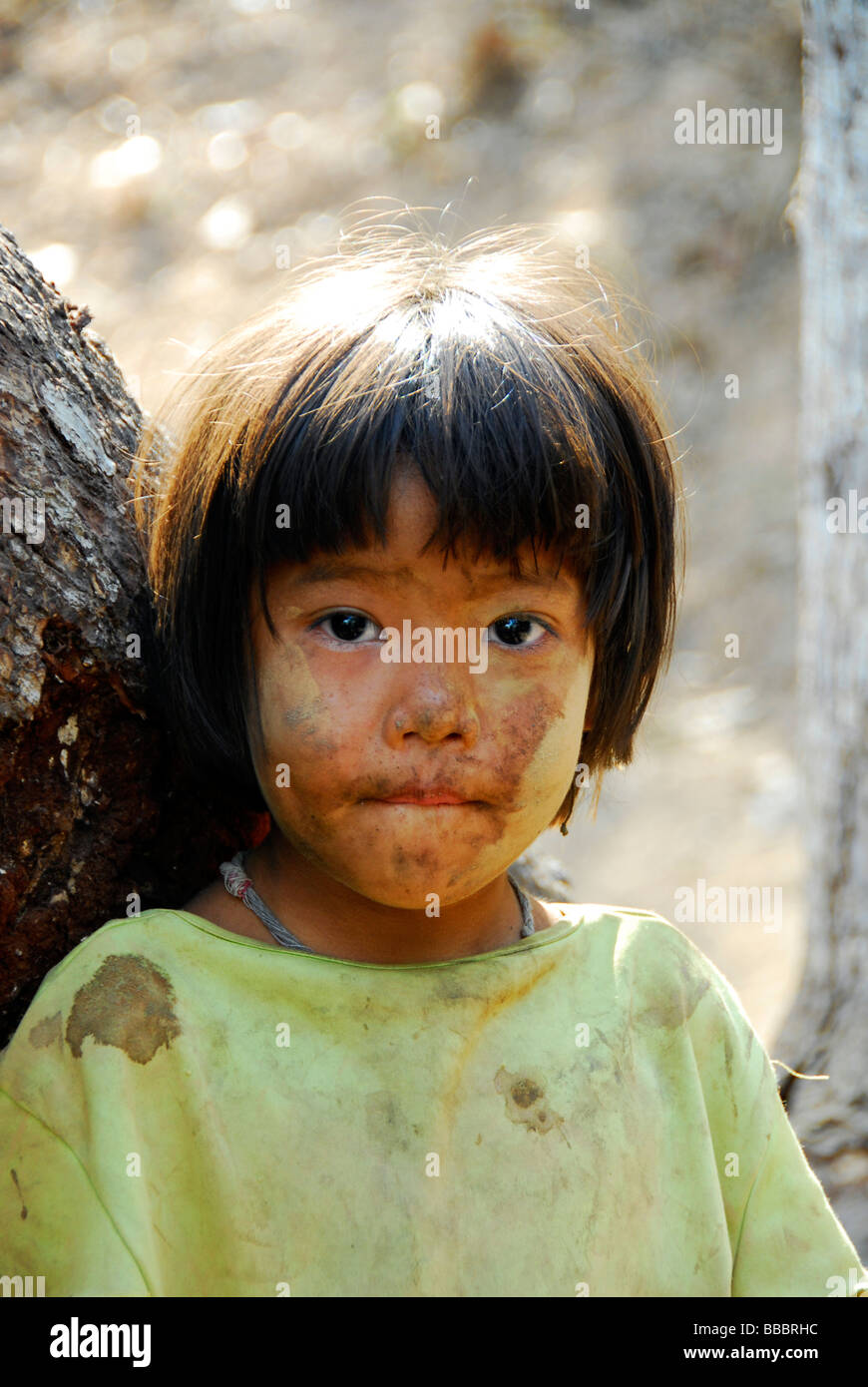 Moken girl at Koh Phayam payam ranong southern thailand Stock Photo - Alamy