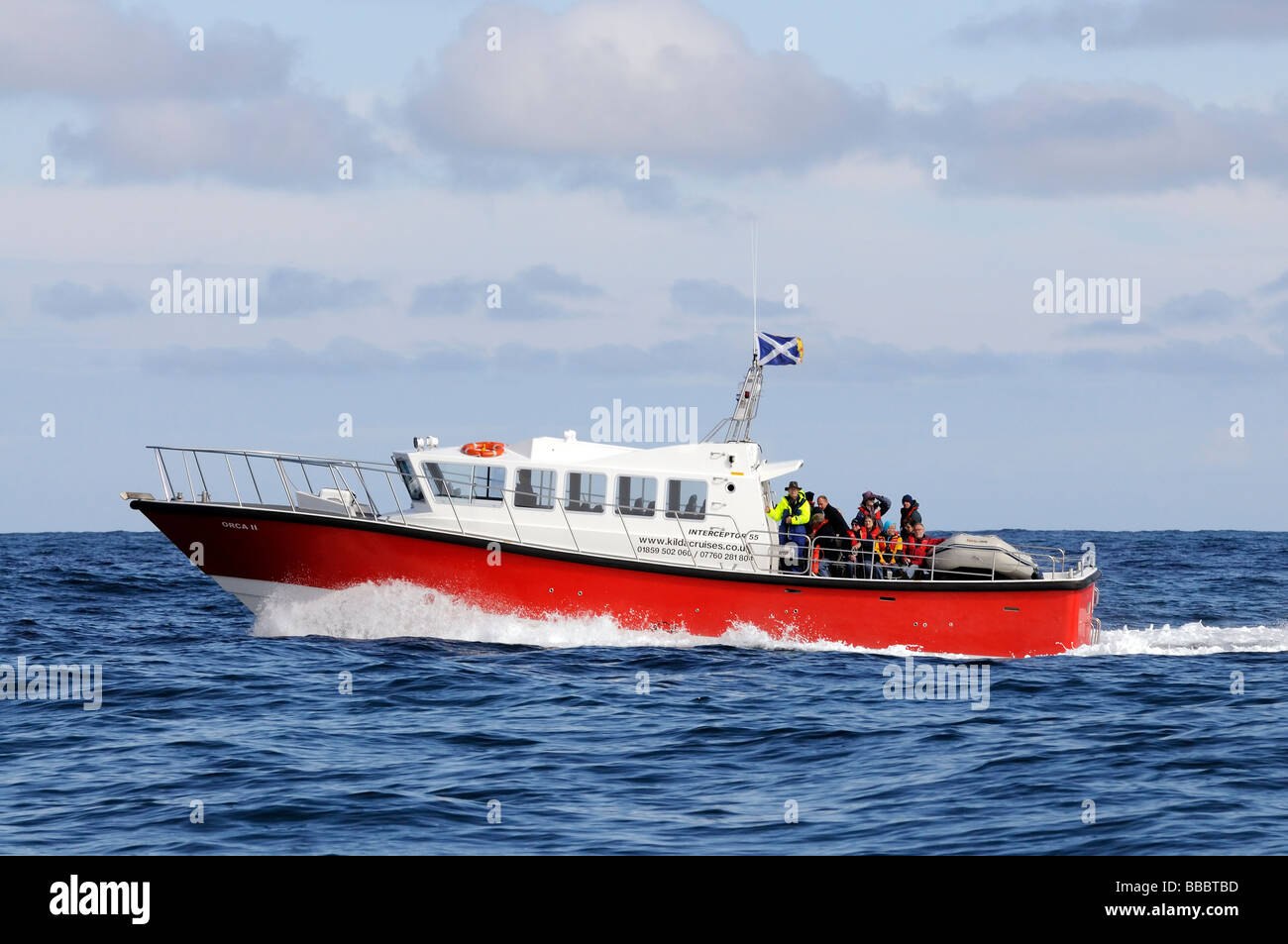 The Orca II pleasure boat operated by Kilda Cruises in the Western ...