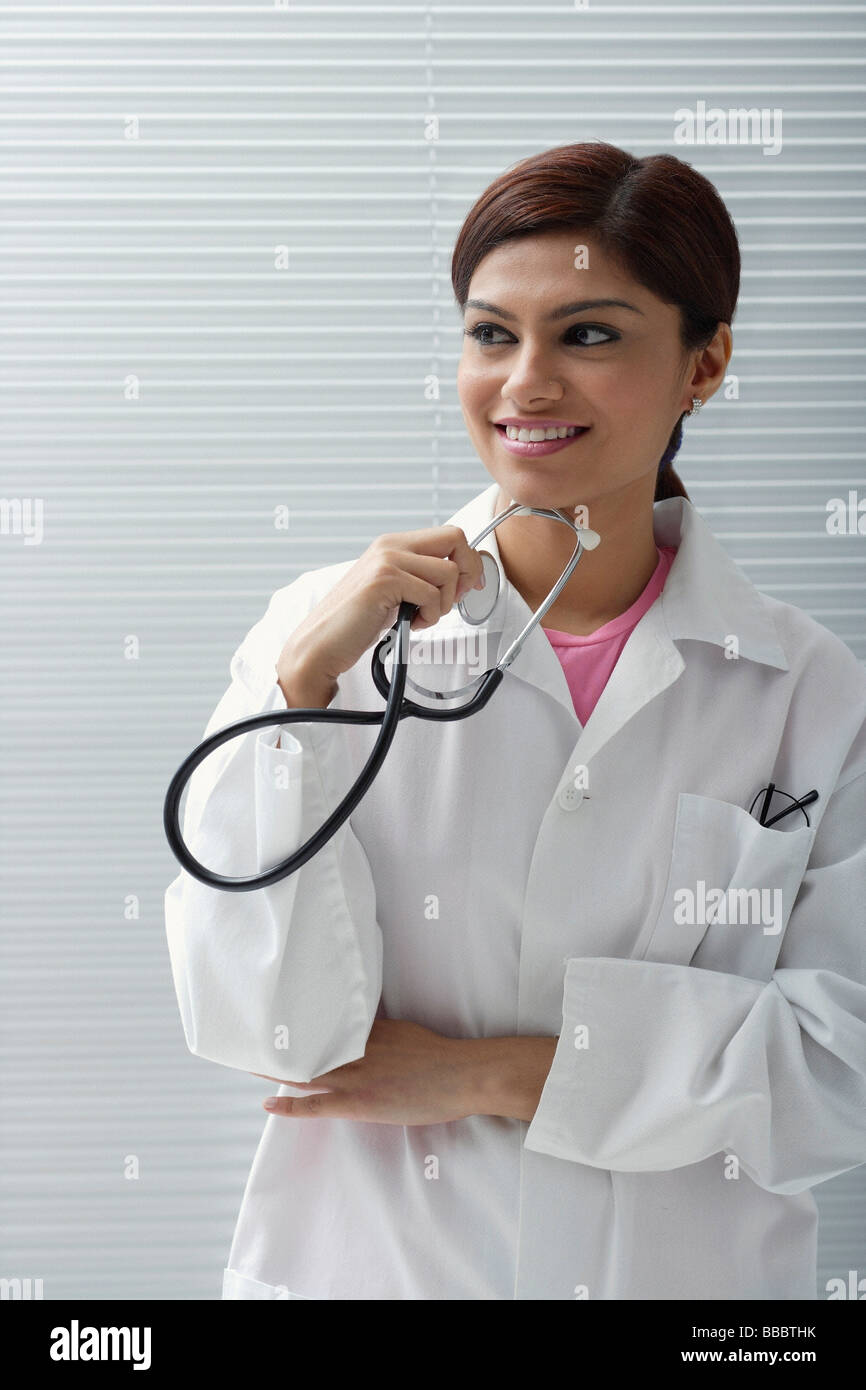 Doctor with stethoscope Stock Photo - Alamy